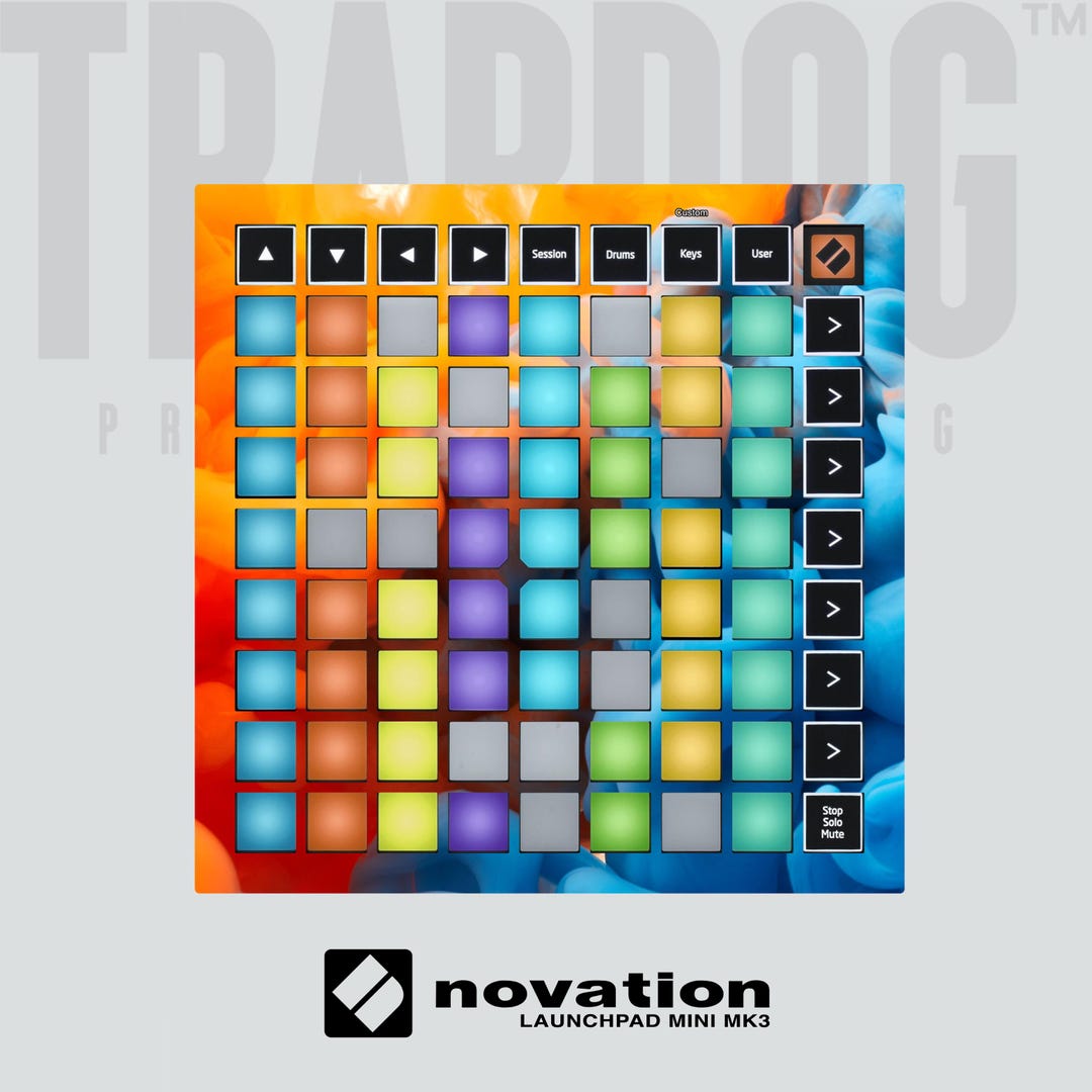 Custom Launchpad Mini MK3 Vinyl Skin Sticker / Precut Holes / Fully ...