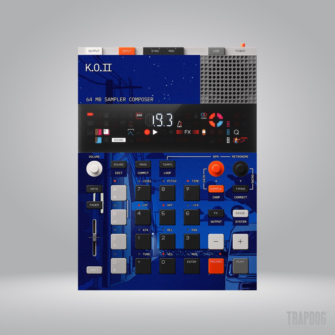 EP-133 KO II Vinyl Sticker Skin / Precut Holes / #17 - Etsy