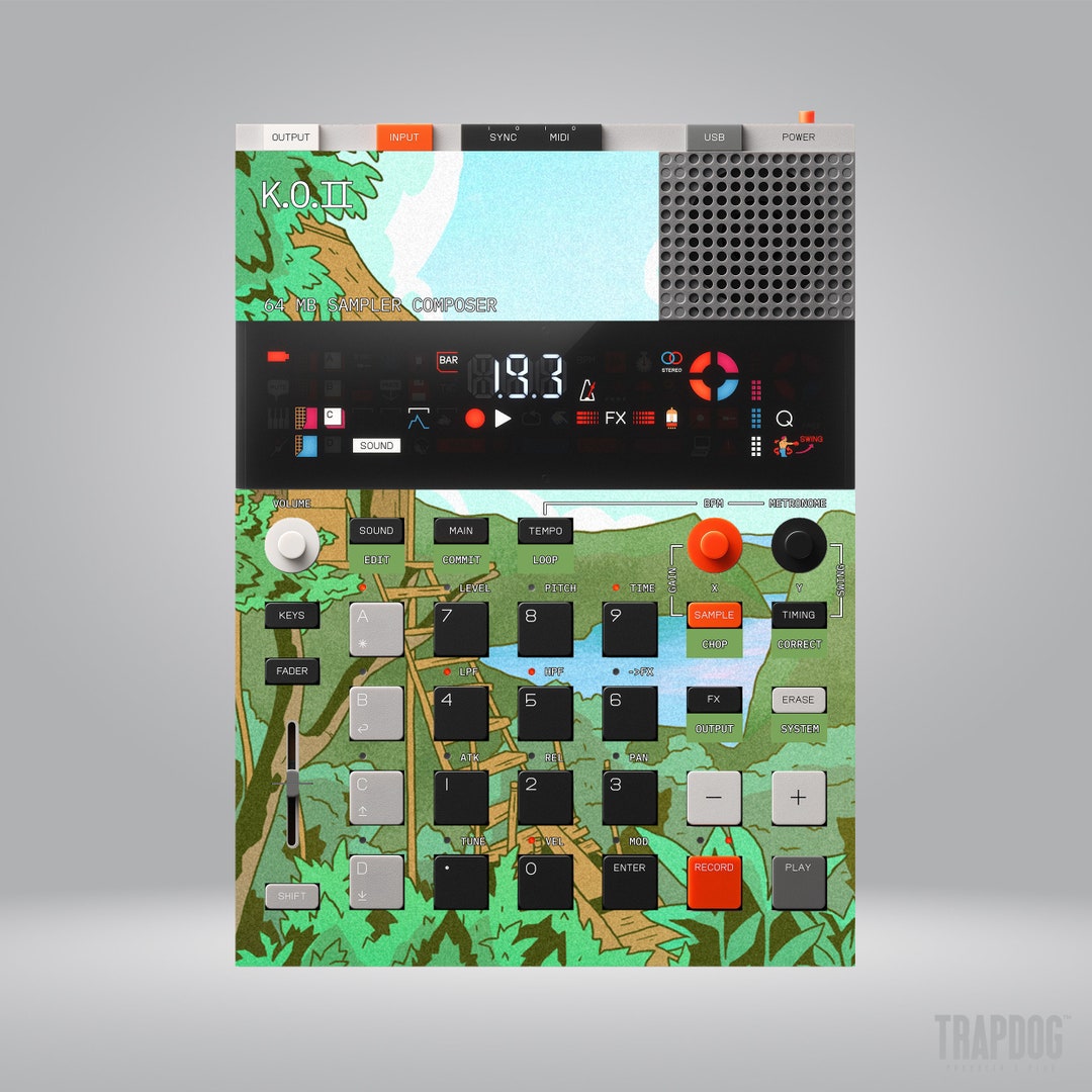 EP-133 KO II Vinyl Sticker Skin / Precut Holes / #50 - Etsy