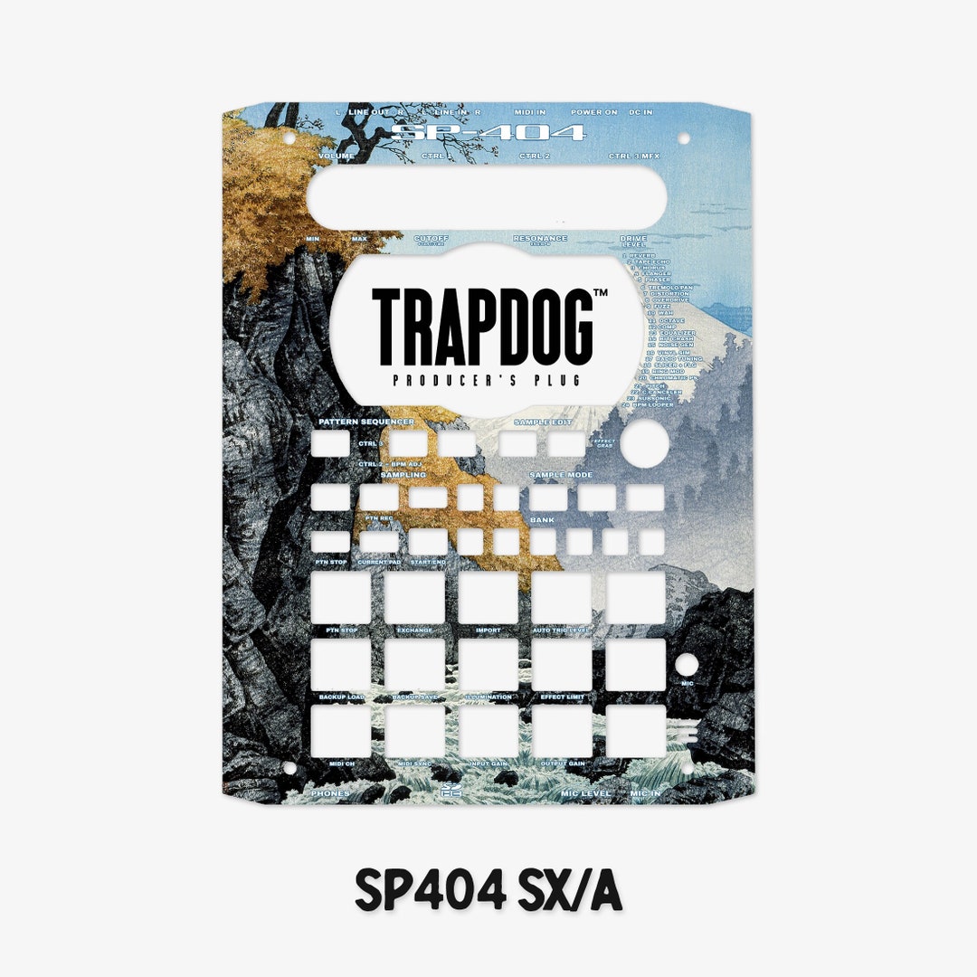 SP404 SX / A / MKII Vinyl Faceplate Skin Sticker | Precut Holes ...