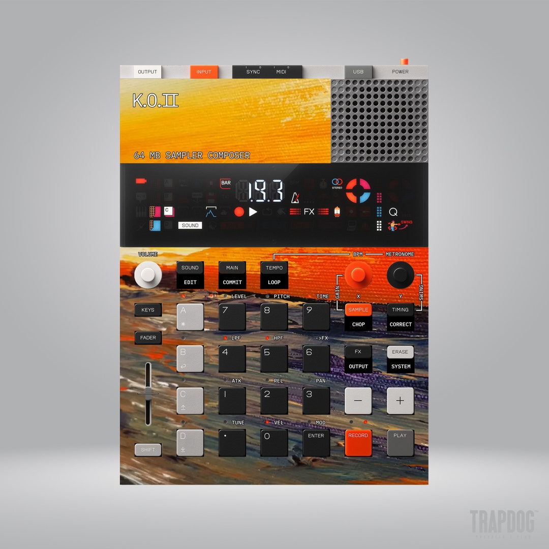 EP-133 KO II Vinyl Sticker Skin / Precut Holes / #114 - Etsy