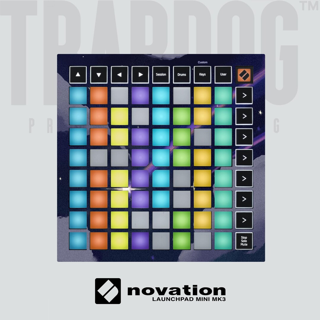 Custom Launchpad Mini MK3 Vinyl Skin Sticker / Precut Holes / Fully ...