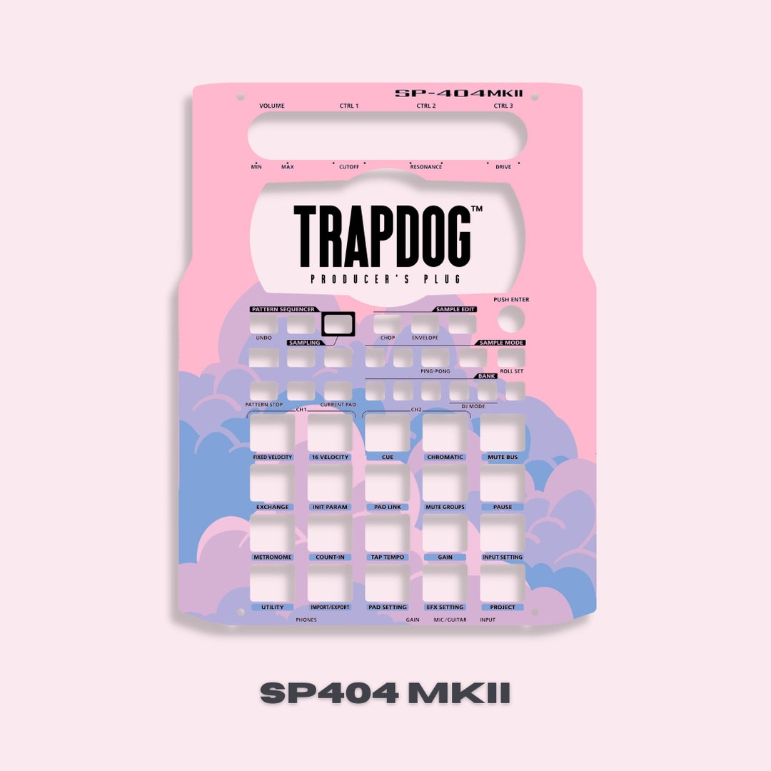 SP404 MKII / A / SX Vinyl Faceplate Skin Sticker | Precut Holes ...