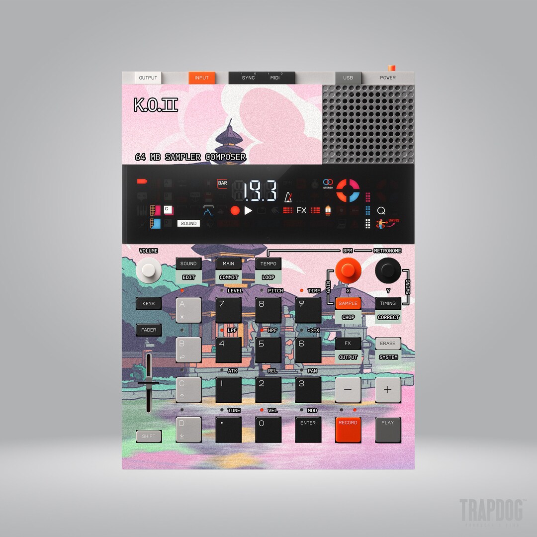 EP-133 KO II Vinyl Sticker Skin / Precut Holes / #32 - Etsy