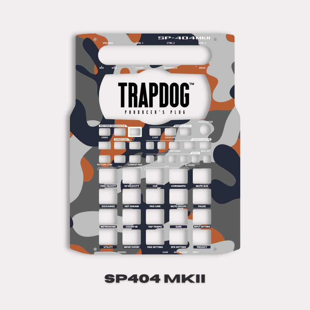 SP404 MKII / A / SX Vinyl Faceplate Skin Sticker | Precut Holes ...