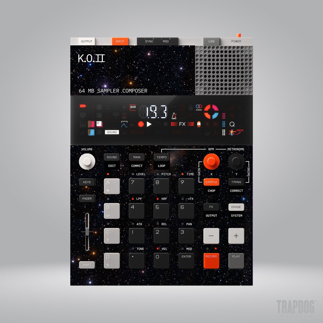 EP-133 KO II Vinyl Sticker Skin / Precut Holes / #55 - Etsy