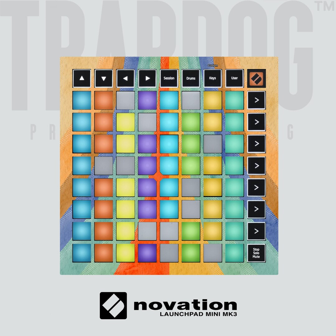 Custom Launchpad Mini MK3 Vinyl Skin Sticker / Precut Holes / Fully ...