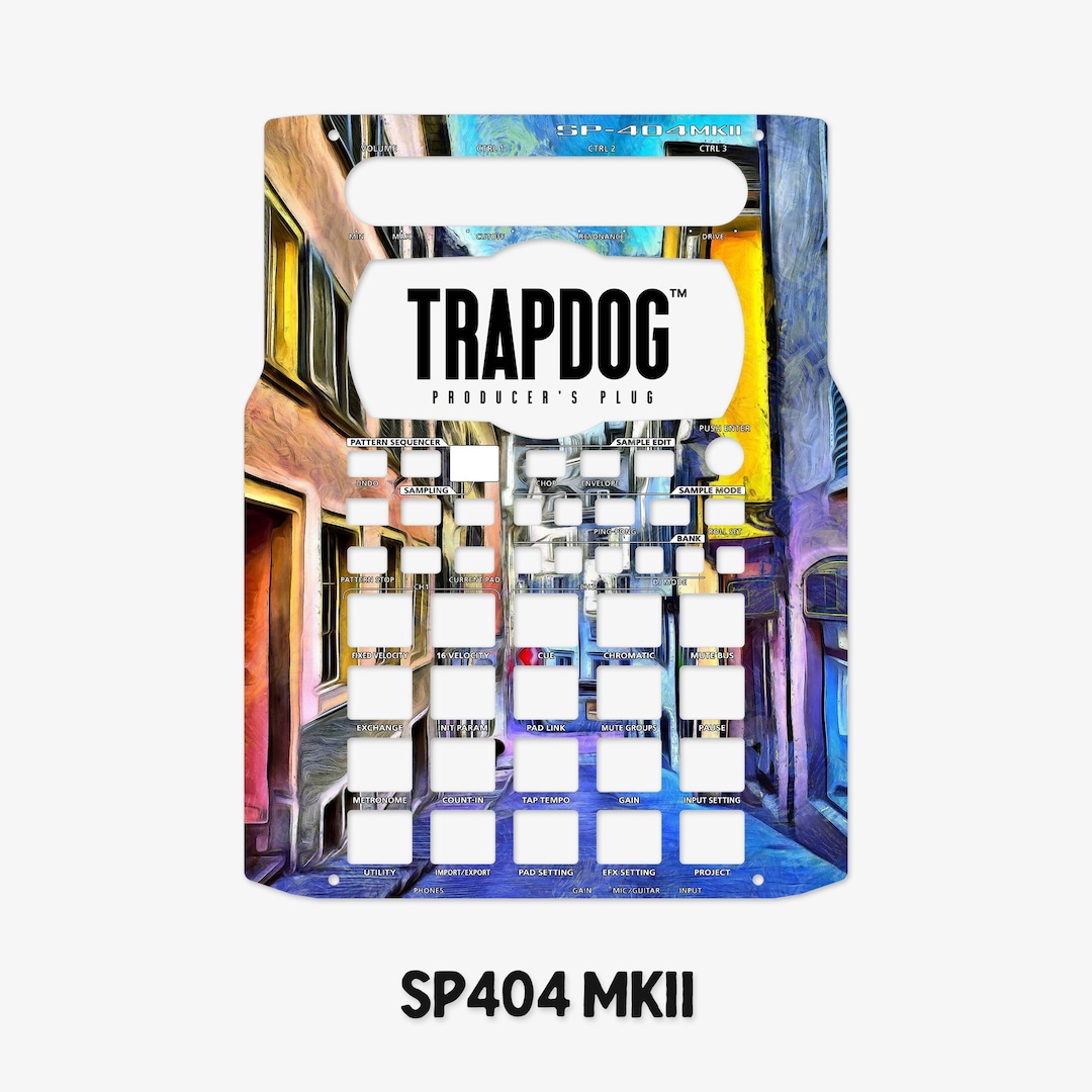 SP404 MKII / SX / A Vinyl Faceplate Skin Sticker | Precut Holes ...