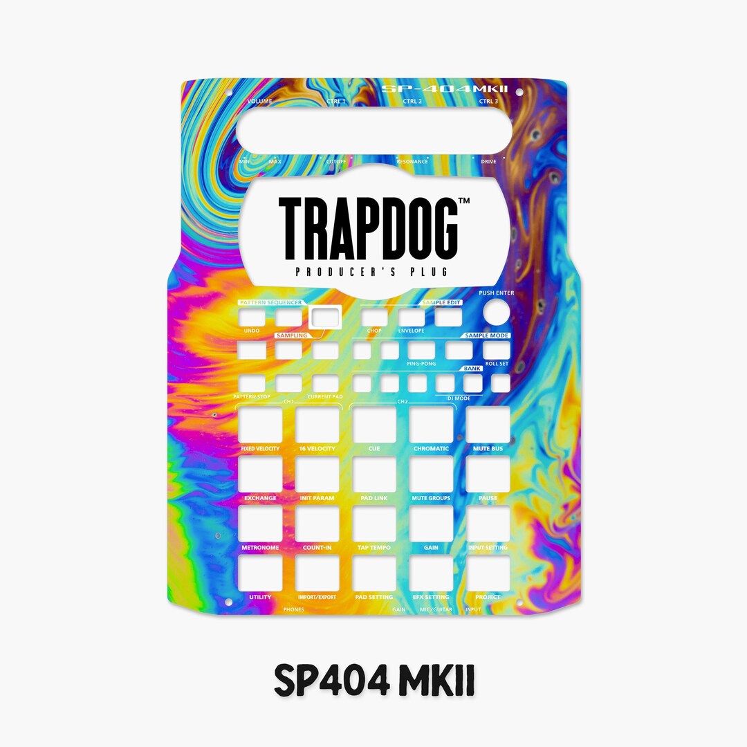 SP404 MKII / SX / A Vinyl Faceplate Skin Sticker | Precut Holes ...