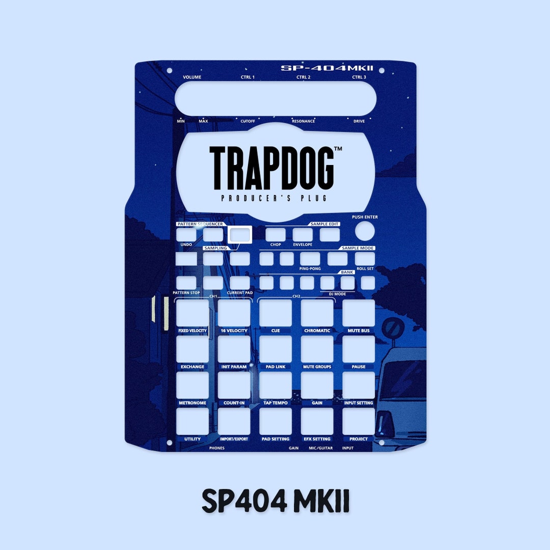 SP404 MKII / A / SX Vinyl Faceplate Skin Sticker | Precut Holes ...