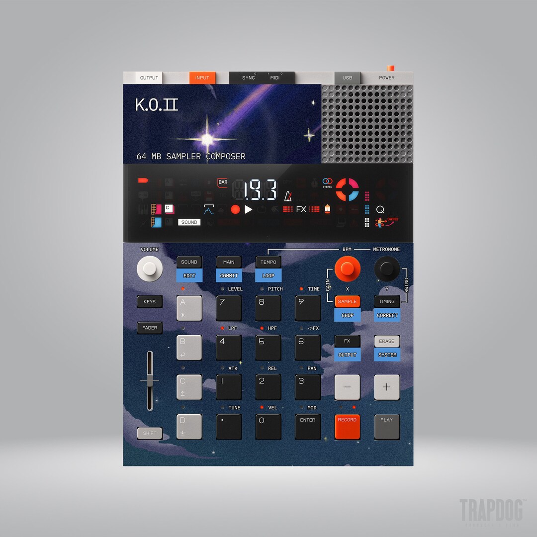 EP-133 KO II Vinyl Sticker Skin / Precut Holes / #21 - Etsy