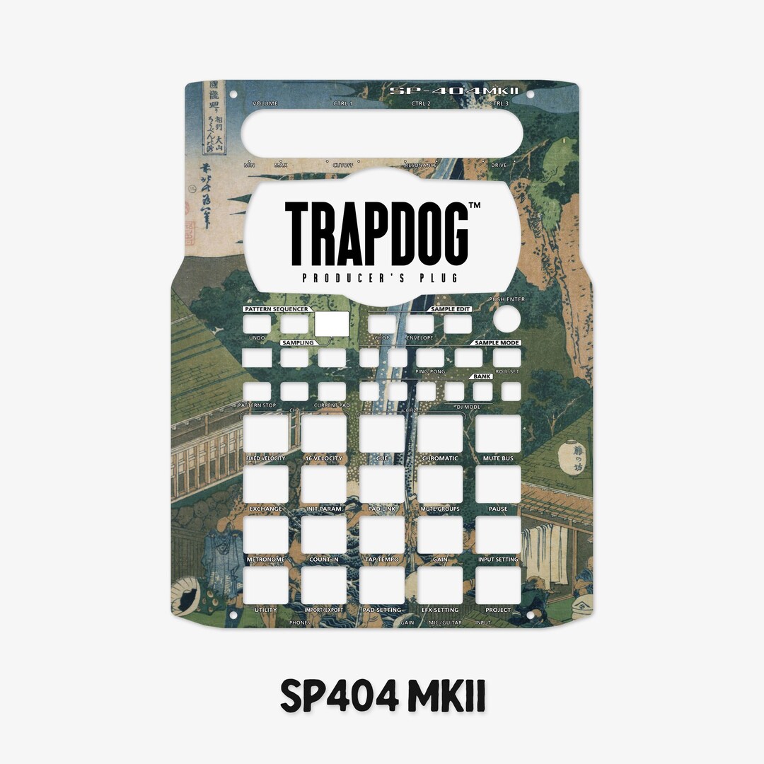 SP404 MKII / SX / A Vinyl Faceplate Skin Sticker | Precut Holes ...