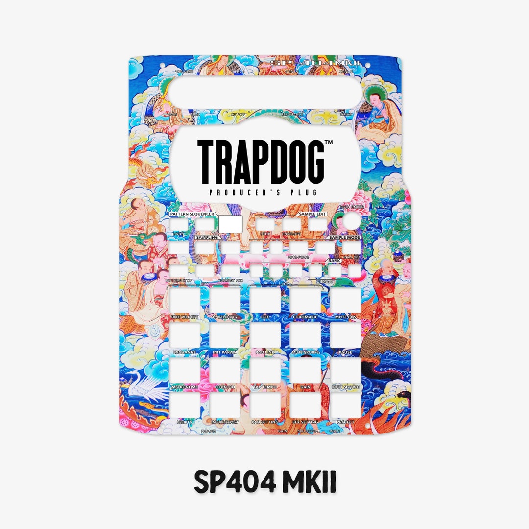 SP404 MKII / SX / A Vinyl Faceplate Skin Sticker | Precut Holes ...