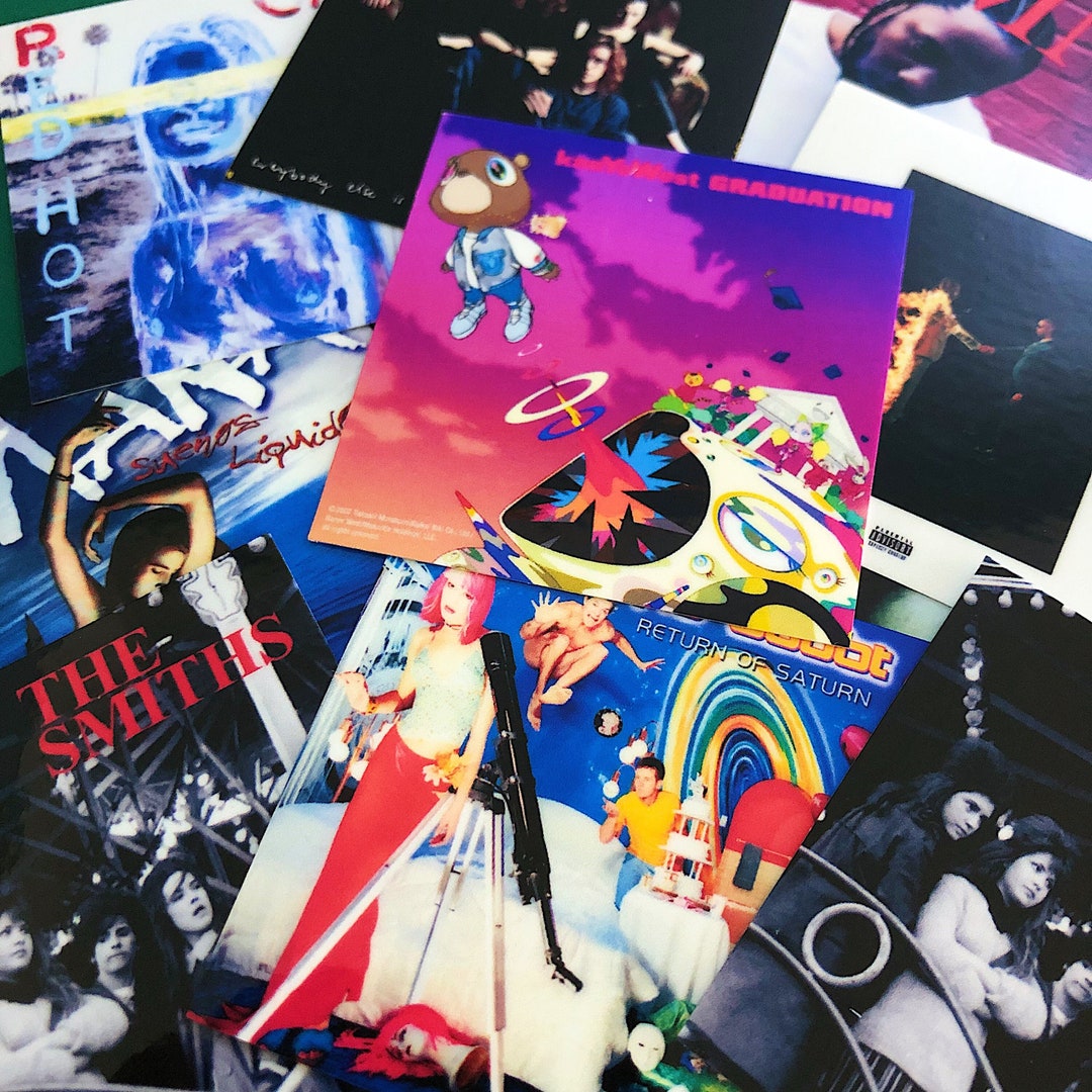 Custom Album Cover Sticker Pack | Albums of Your Choice | Gift for ...