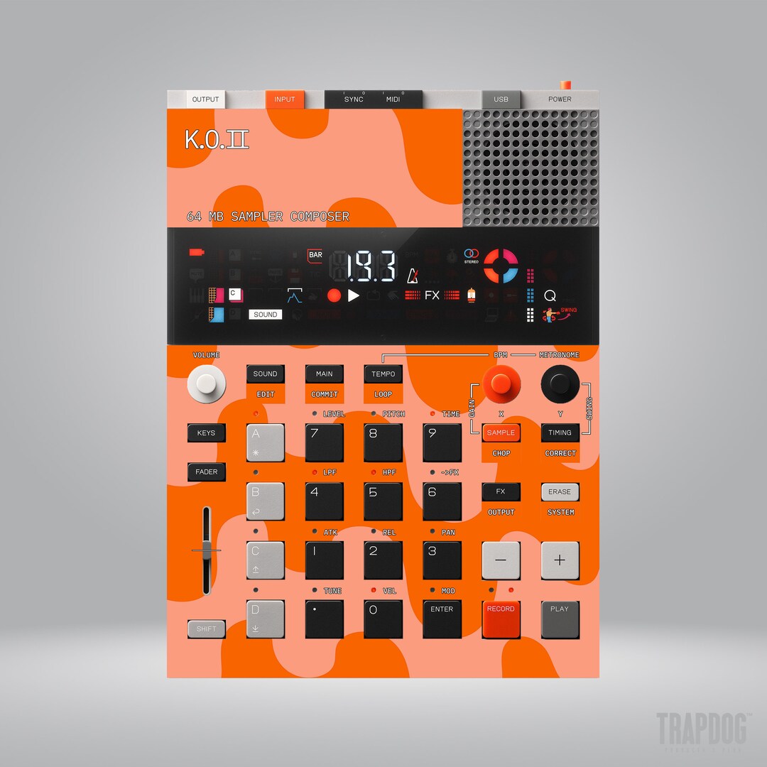 EP-133 KO II Vinyl Sticker Skin / Precut Holes / #49 - Etsy