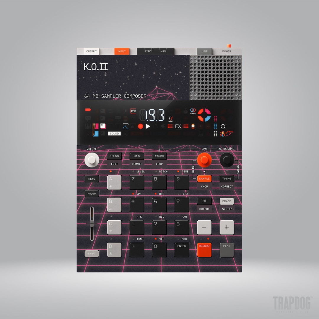 EP-133 KO II Vinyl Sticker Skin / Precut Holes / #7 - Etsy