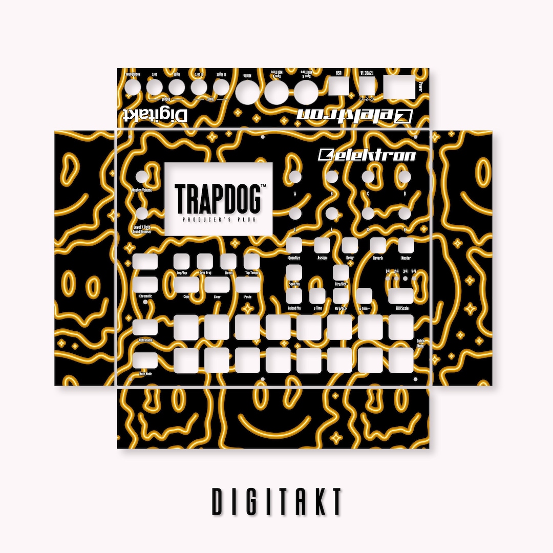 Digitakt, Digitone, Syntakt & Analog Heat MKII Vinyl Faceplate Skin ...