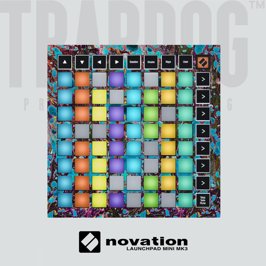Custom Launchpad Mini MK3 Vinyl Skin Sticker / Precut Holes / Fully ...