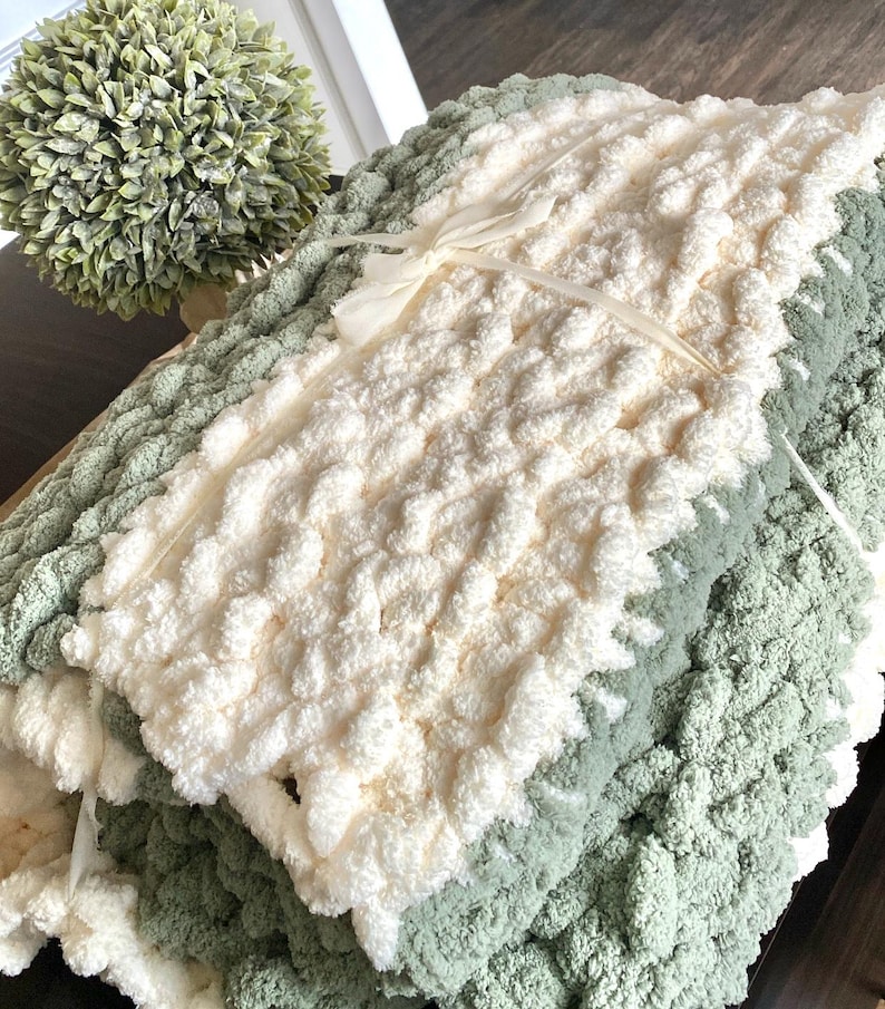 Handmade Cozy Crochet Blanket - Etsy