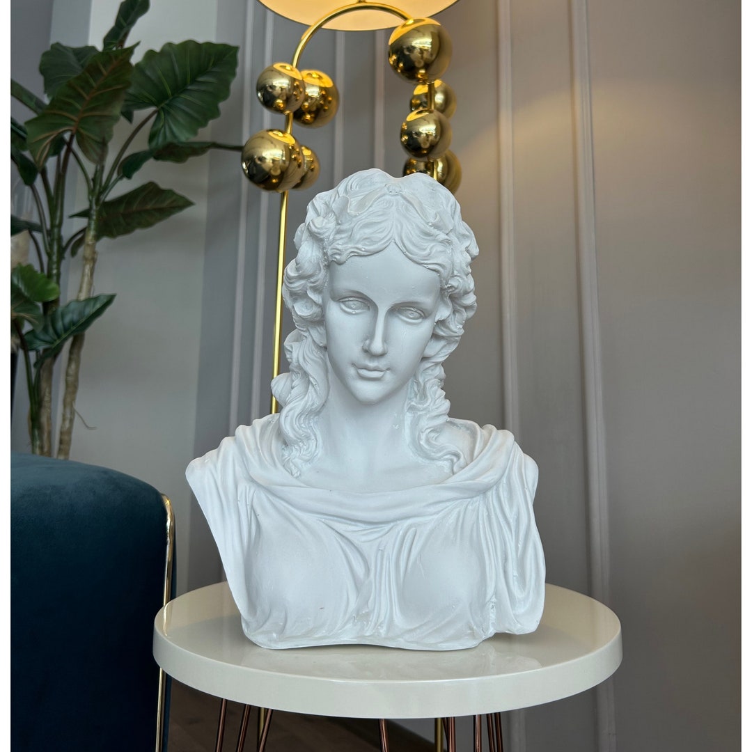 Ancient Greek Goddess HERA Bust Mythology Sculpture Graceful HERA ...