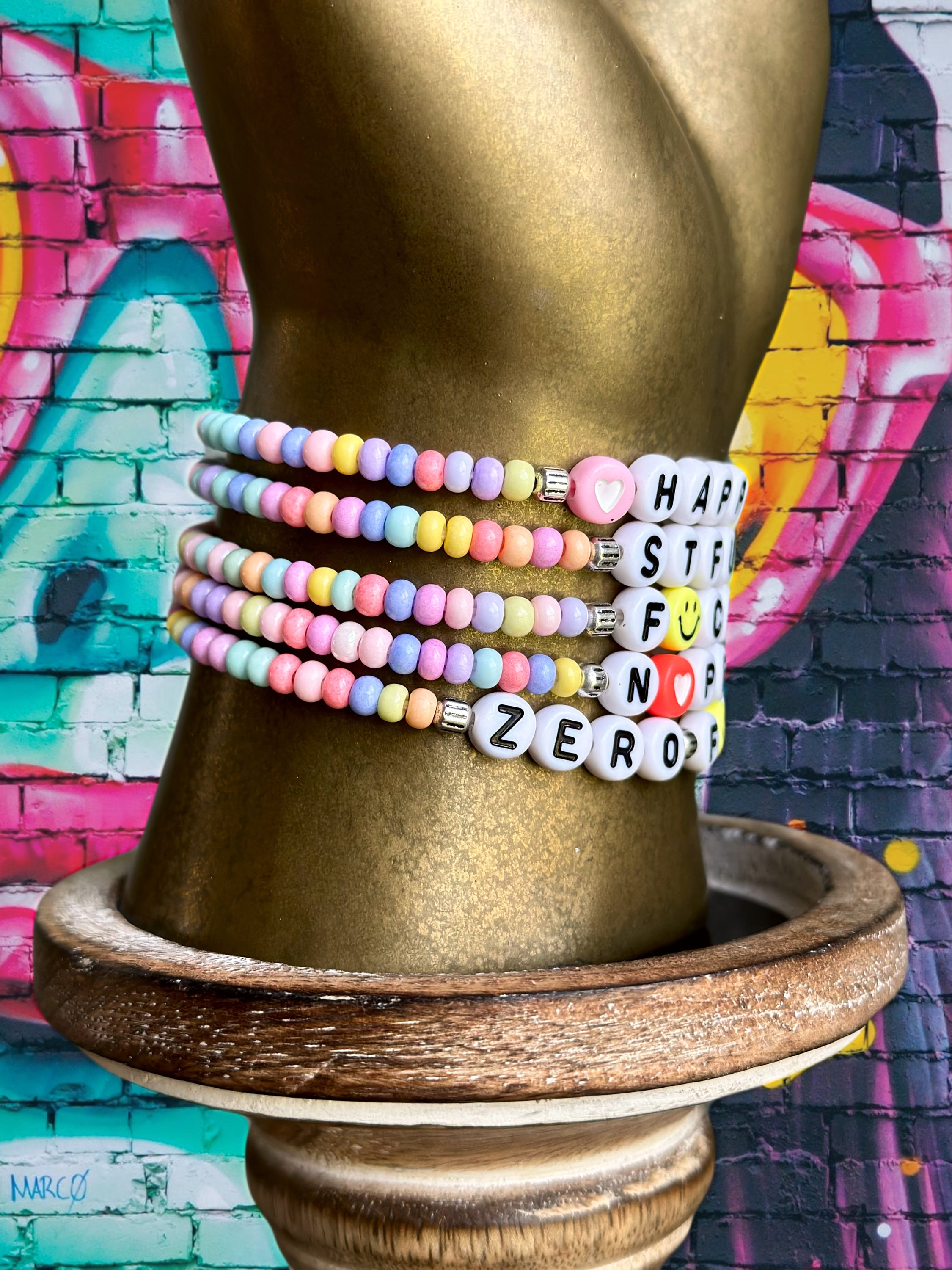 Beaded Bracelets Tell Me How You Really Feel Collection Y2K Gifts for ...