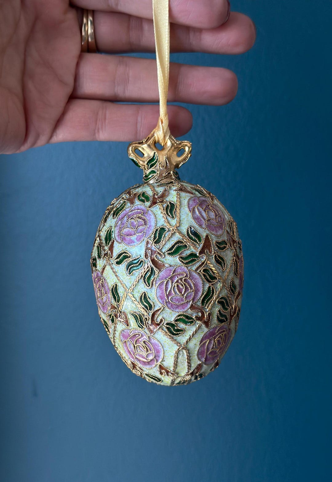 Vintage Fabrege/cloisonné Egg - Etsy