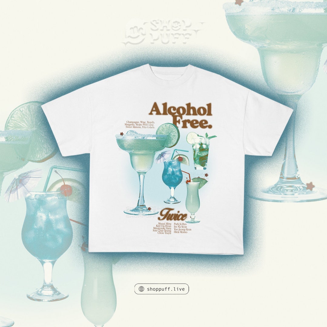 TW Camiseta gráfica sutil de merchandising sin alcohol de inspiración ...