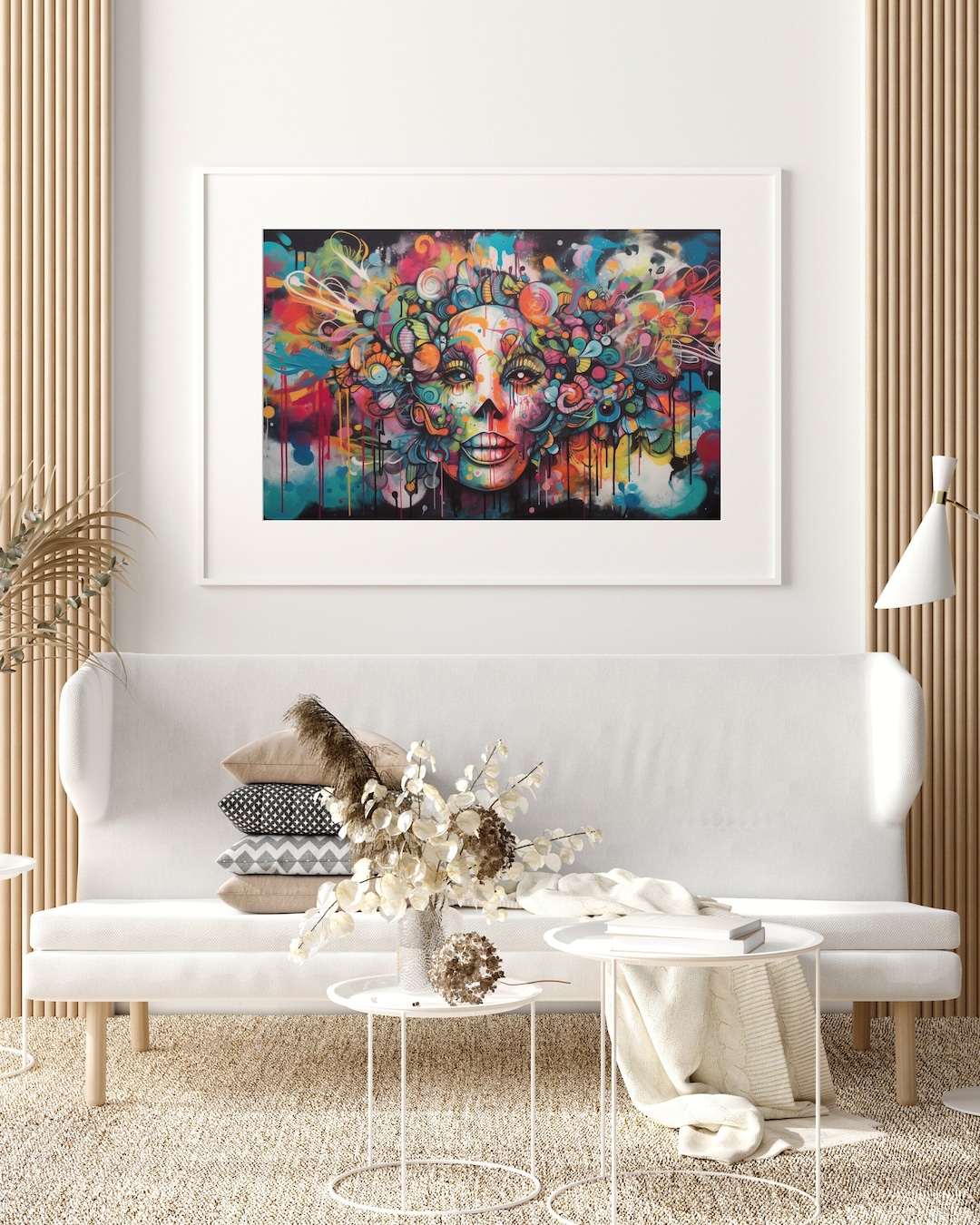 Instant Download - Graffiti Sugar Skull Digital Art - Etsy