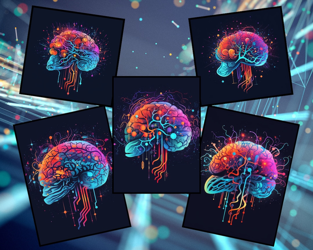 Instant Download - Brain Activity Digital Art - Etsy