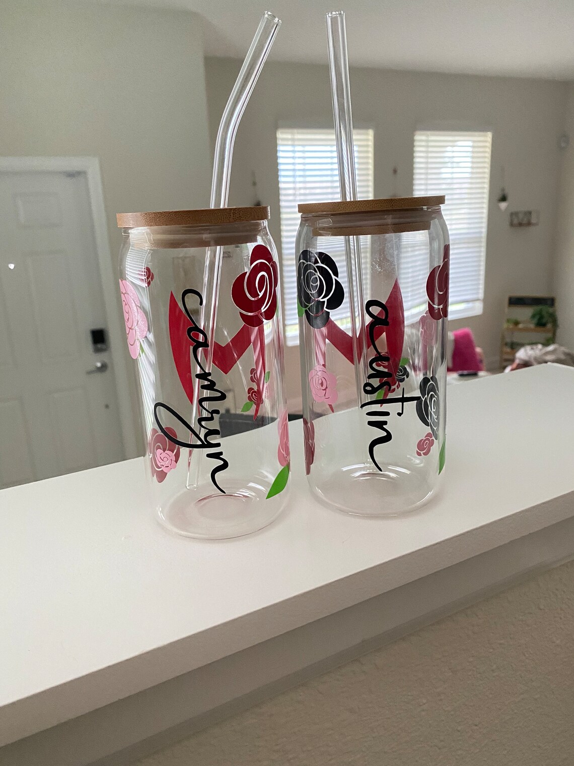 Scarlet Witch Custom Glass | Disney Water Iced Coffee Cup | Wanda ...