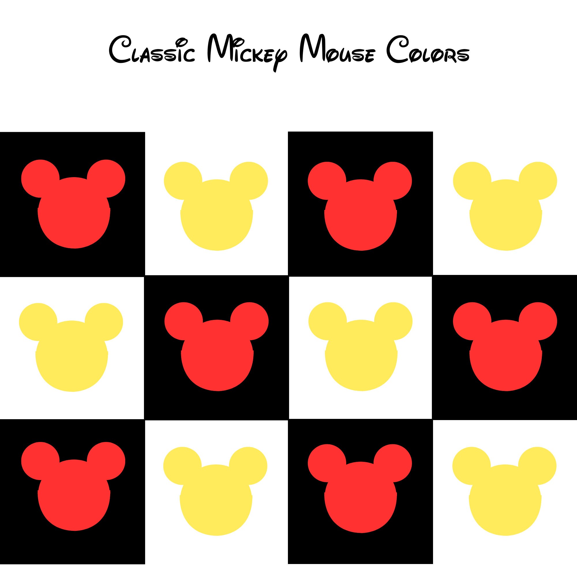 Mickey Mouse Silhouette Checkered Glass Can Cup | Disney Matcha Cup ...