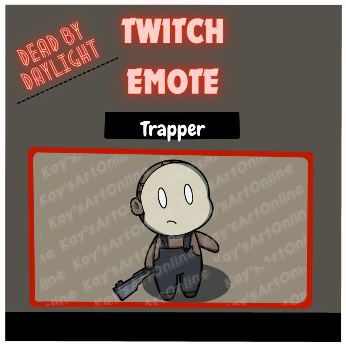 Transparent Dbd(dead by Daylight) Kawaii Cute Killer Emotes, Twitch ...