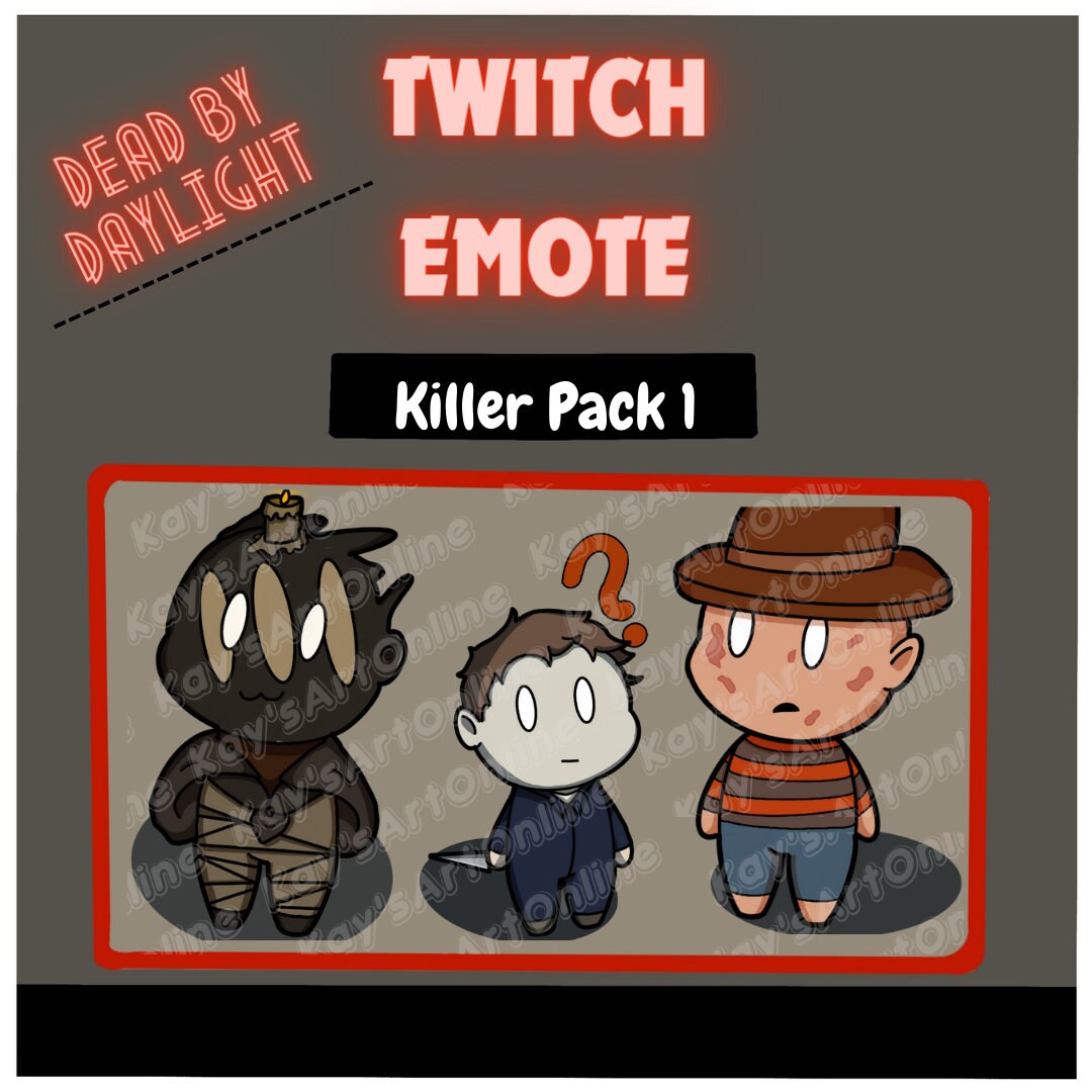 Dead by Daylight (dbd)transparent Twitch and Discord Myers, Freddy ...