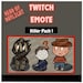 Transparent Dbddead by Daylight Kawaii Cute Killer Emotes, Twitch ...