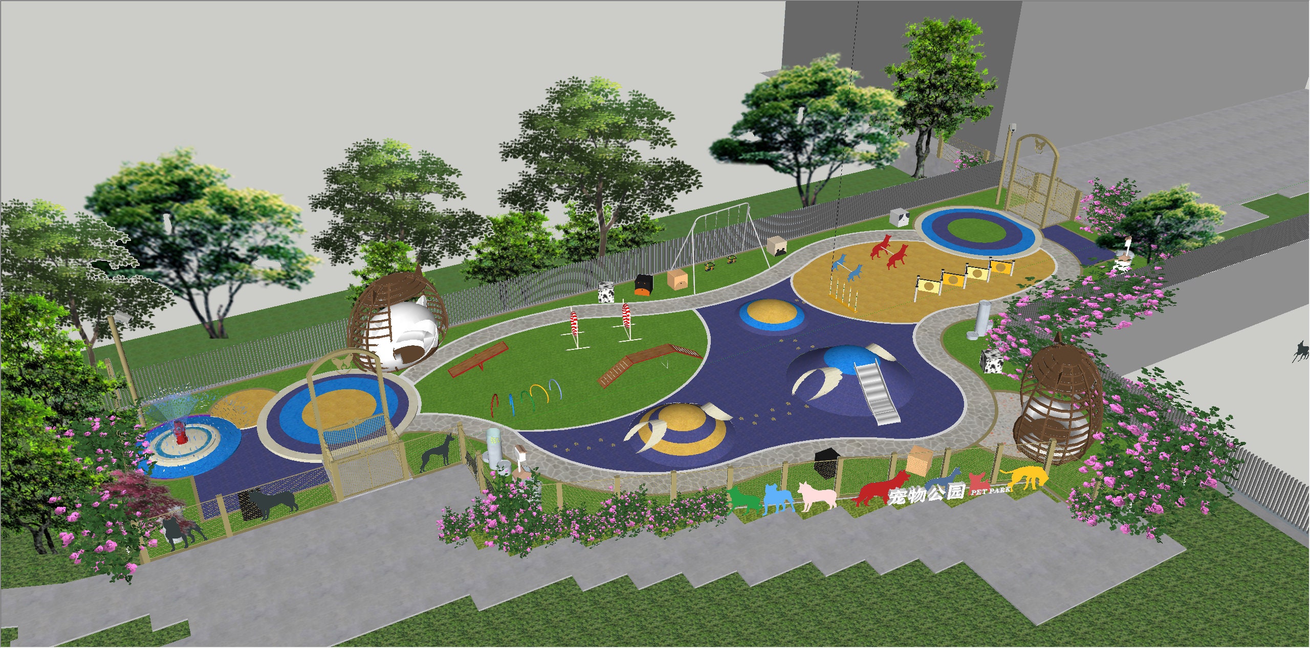 Animal Children's Park Sketchup Models-7 - Etsy