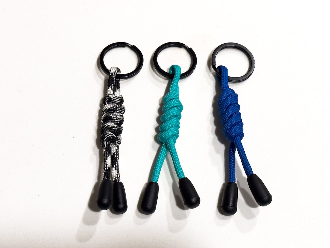 Paracord Keychain Snake Knot W/ Tossles keychain, Key Accessories ...