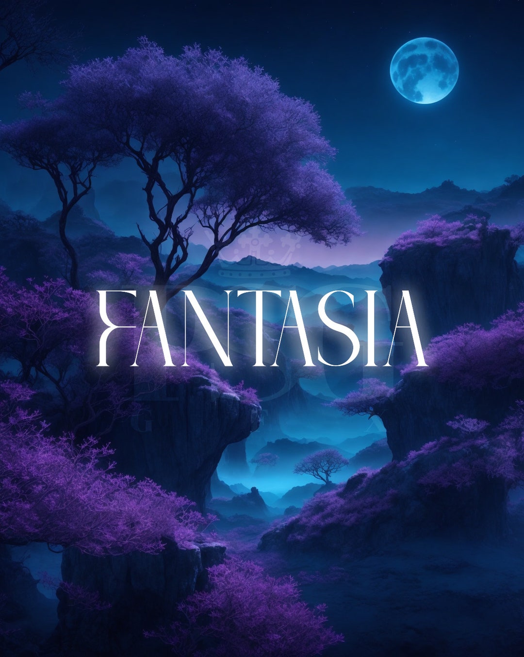 Fantasy Style Book Cover Design - Etsy