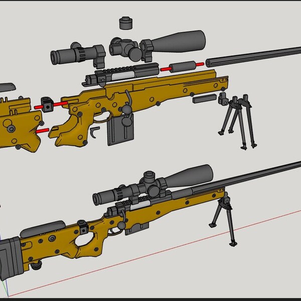 Replica Sniper Rifle - Etsy