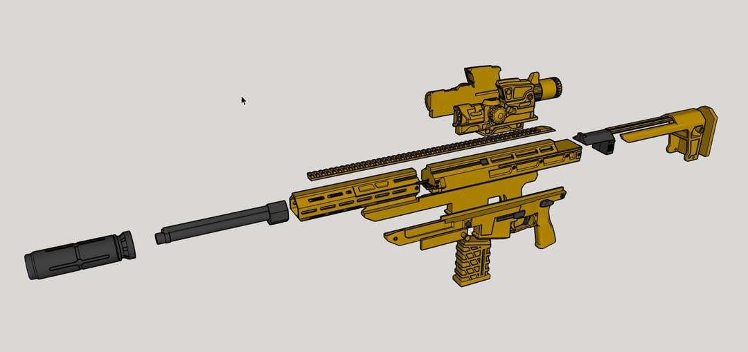 Textron NGSW-R 1/4 Scale Model STL - Etsy