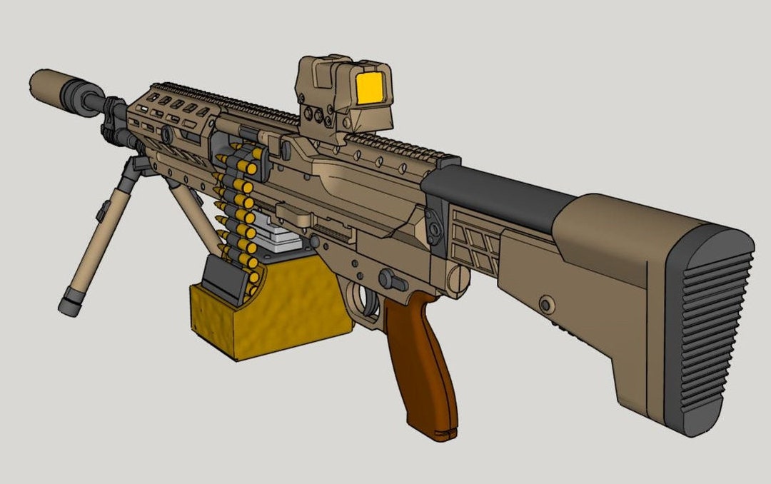 SIG LMG 68 1/4 Scale Model STL - Etsy