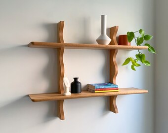 Wooden Square Walls Mounted Shelf Rack Decorative Wall Shelves - Etsy