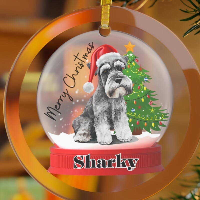 Schnauzer Ornament - Etsy