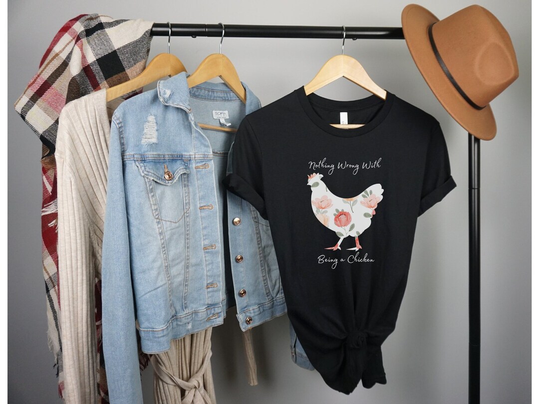 Personalized Chicken Shirt, Funny Chicken Girl Shirt, Farm Chicken Tee ...