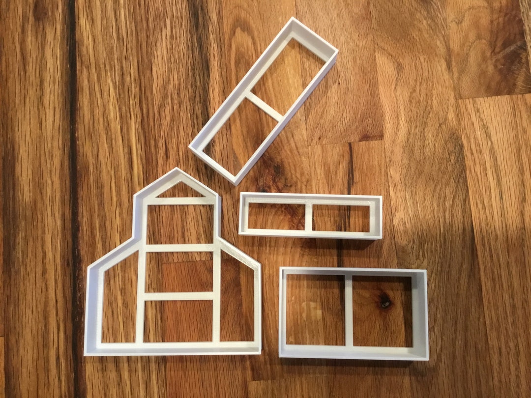 Gingerbread House Cookie Cutter Set - Etsy