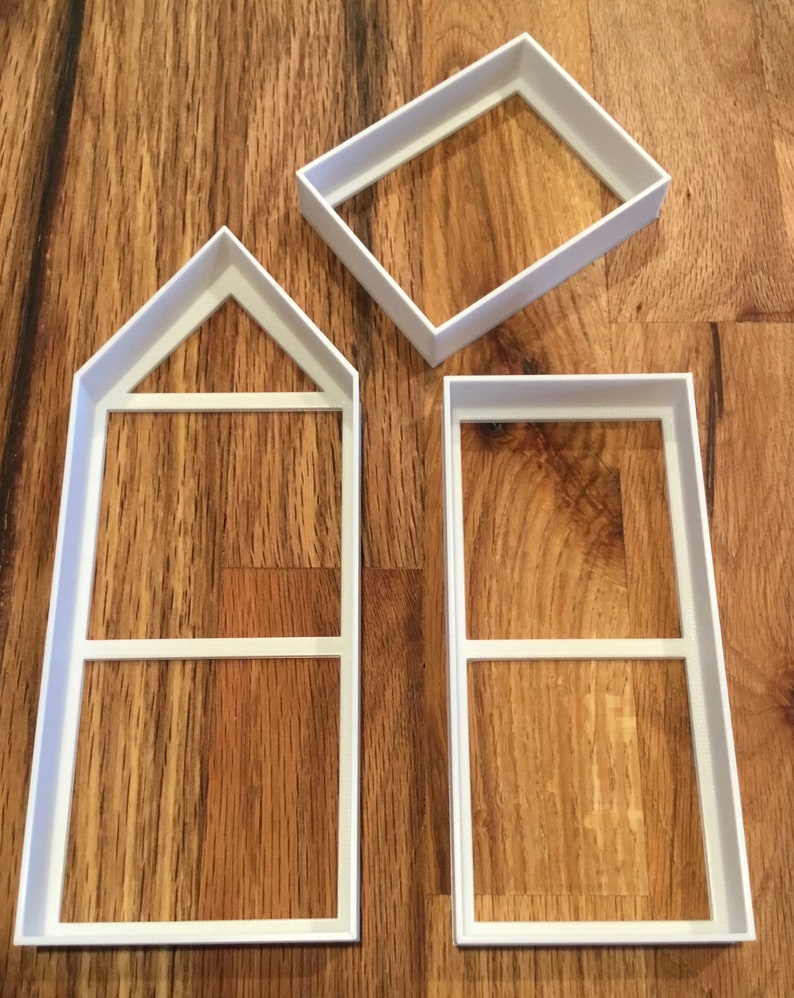 Gingerbread House Cookie Cutter Set Tall - Etsy