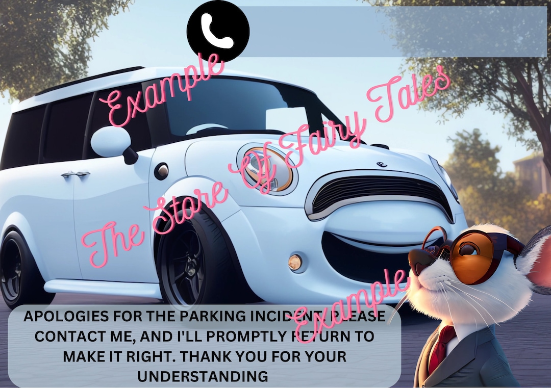 Car's Accesories, Car Stickers, Parking Stickers, Personalized Car ...