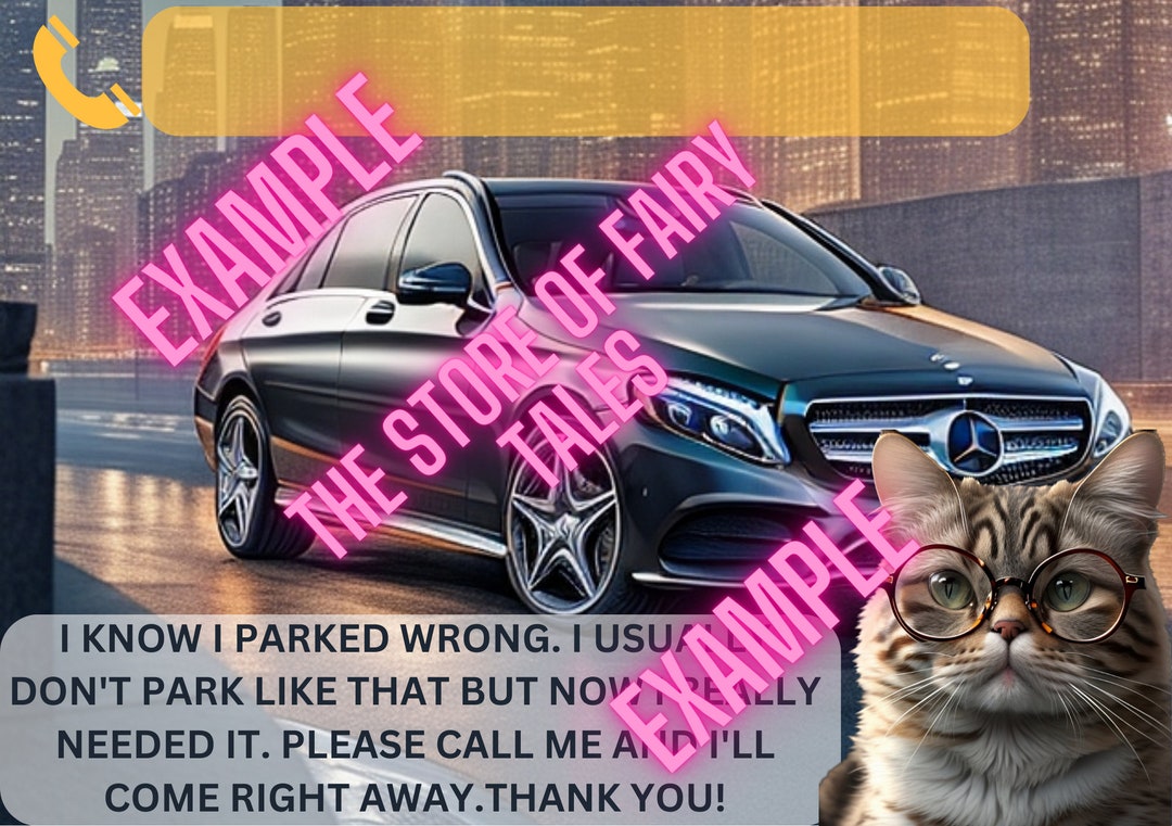 Car's Accesories, Car Stickers, Parking Stickers, Personalized Car ...