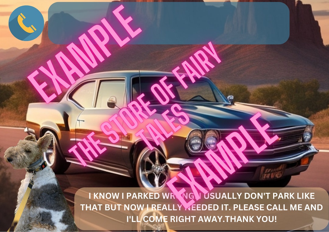Car's Accesories, Car Stickers, Parking Stickers, Personalized Car ...