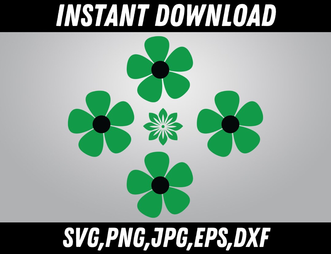 Simple flower svg, Flower shapes svg, Retro flower svg, Cute flower svg ...