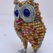 Owl Mini Beaded Art - South African Fair Trade Figurine. - Etsy